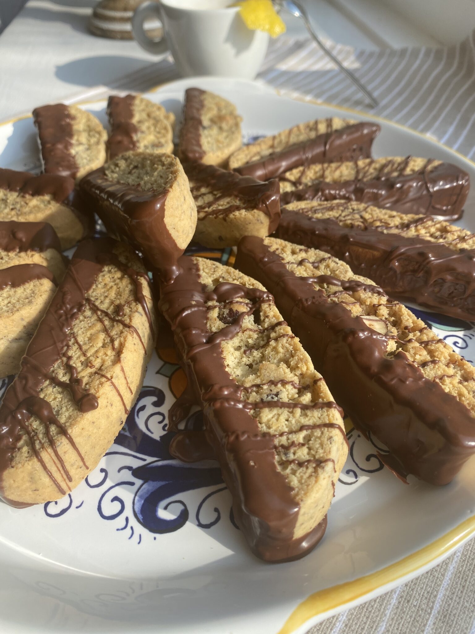 Hazelnut Biscotti - Frannie Loves Food