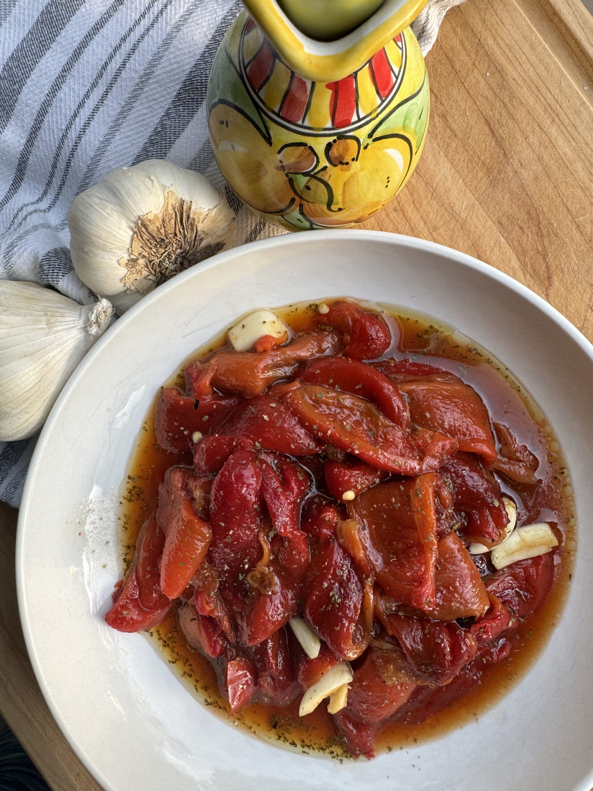 Roasted Red Peppers - Frannie Loves Food