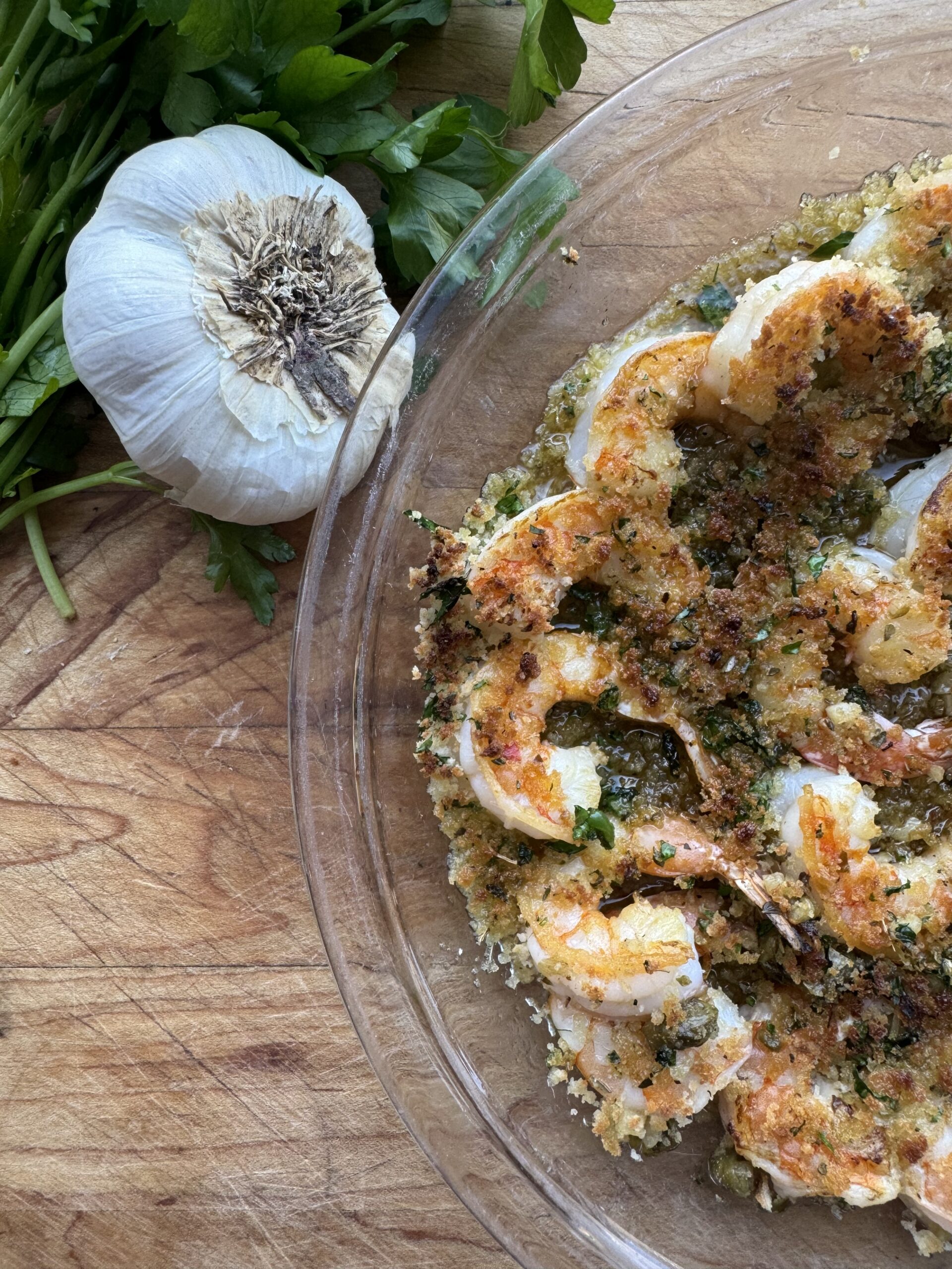 Shrimp Oreganata - Frannie Loves Food