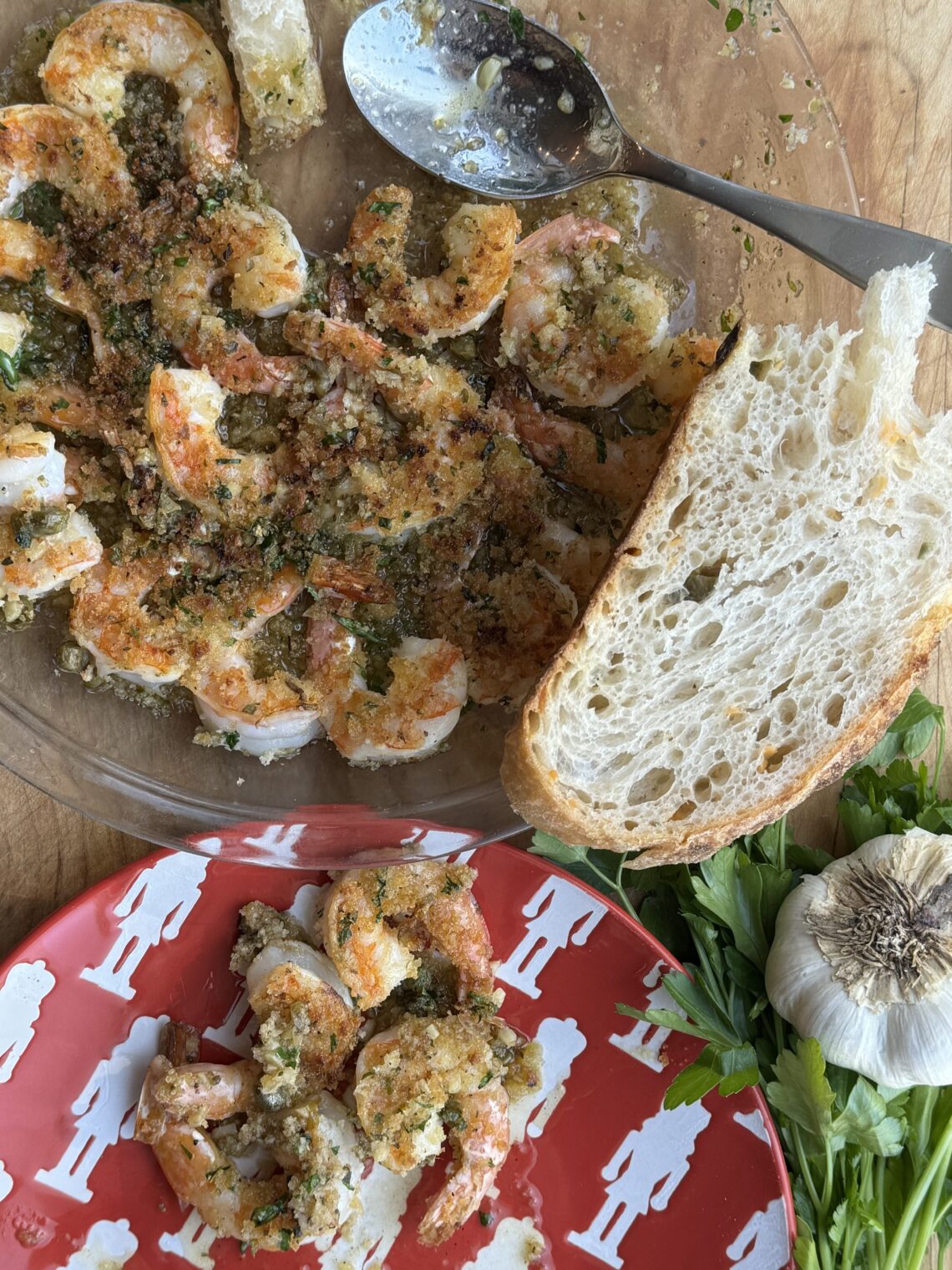 Shrimp Oreganata - Frannie Loves Food
