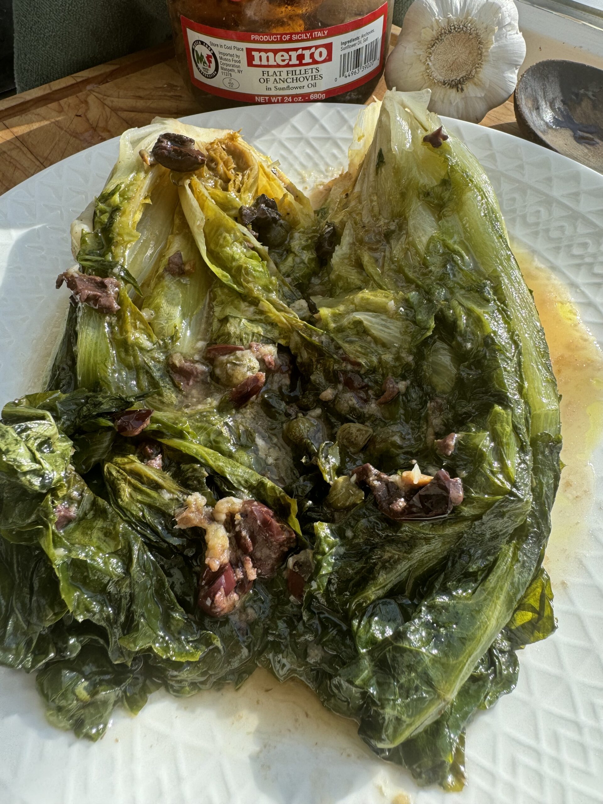 Stuffed Escarole (Scarola Mbuttunato) - Frannie Loves Food