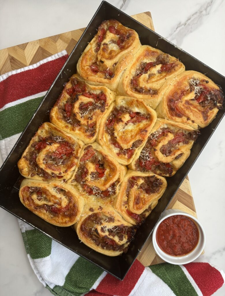 Sausage & Pepper Rolls - Frannie Loves Food